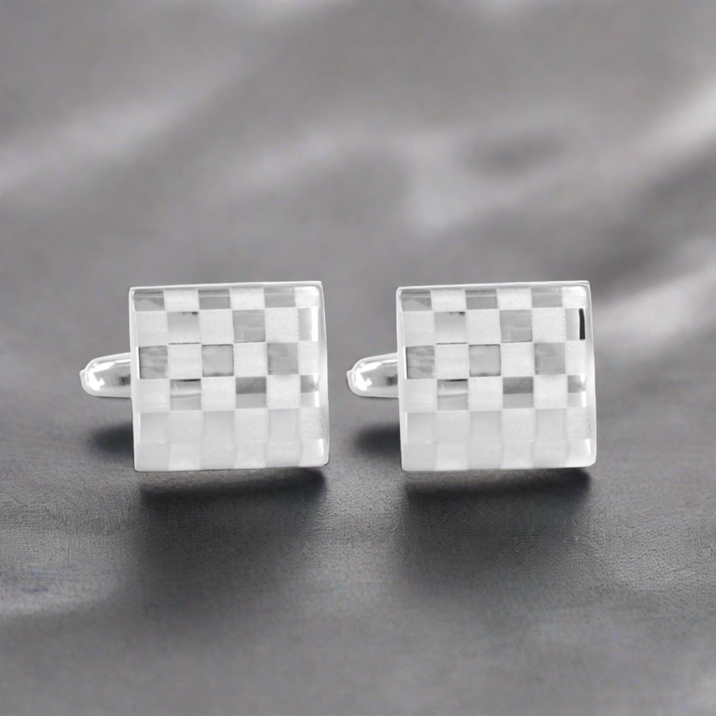 F1 check Flag laser Cufflinks (Online Exclusive)